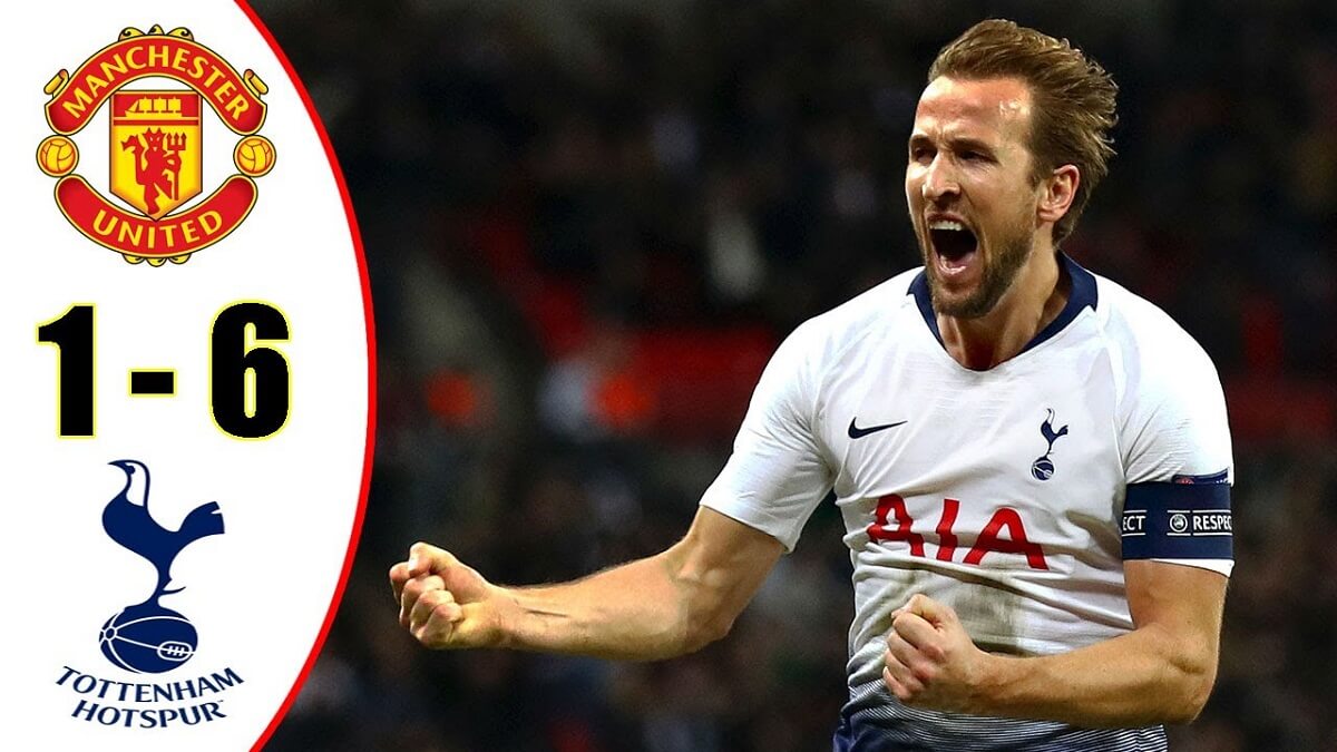 Man Utd 1-6 Tottenham Highlights - Premier League Highlights